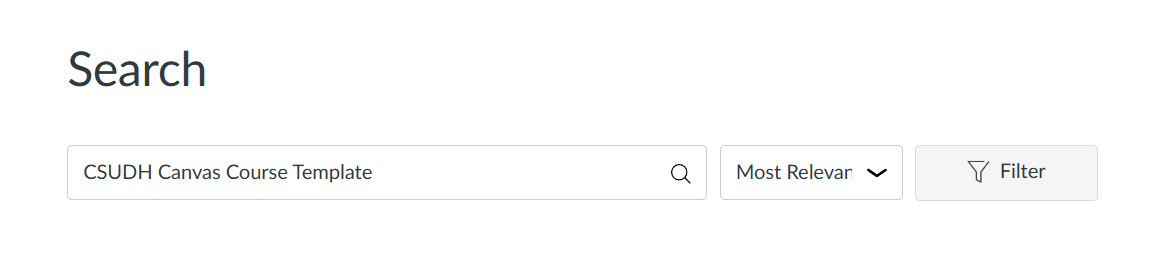 CSUDH Canvas Course Template – Canvas Resources