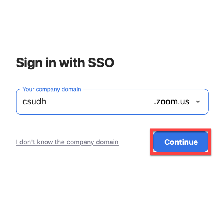 Sign-in to Zoom (CSUDH User) – Canvas Resources